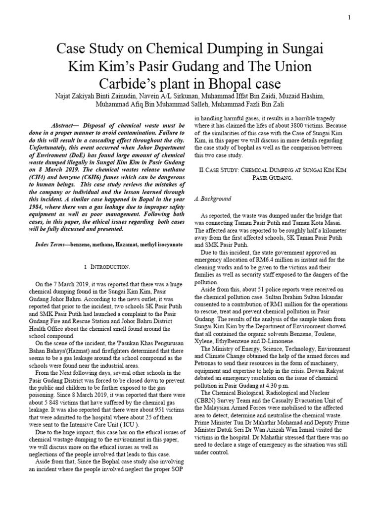 IEEE Report For Case Study - v2 | PDF | Waste | Waste Management