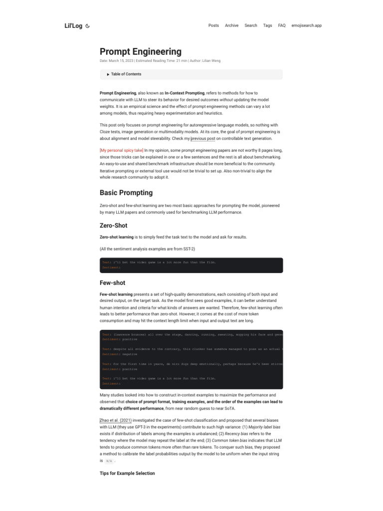 Lilianweng Github Io Posts 2023-03-15 Prompt Engineering | PDF | Computers