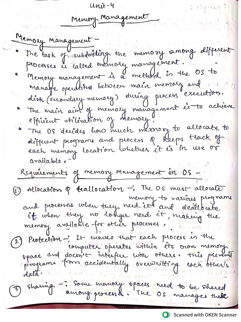 Yash Kulshreshtha OS Unit-4 | PDF