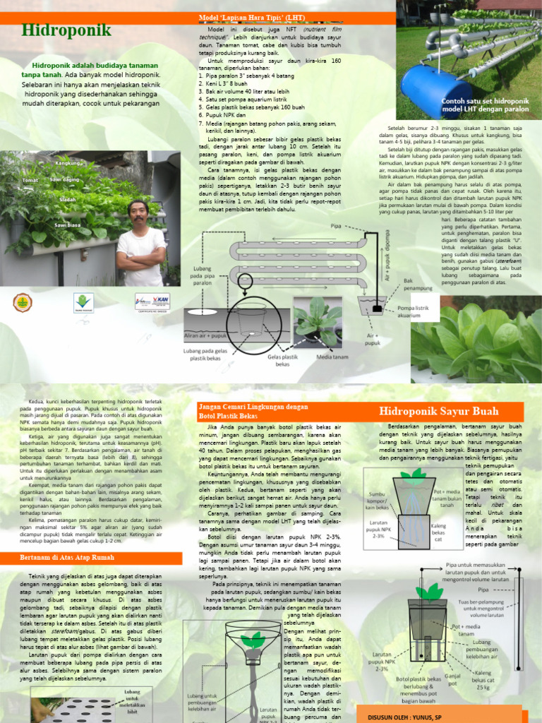 Leaflet Hidroponik | PDF