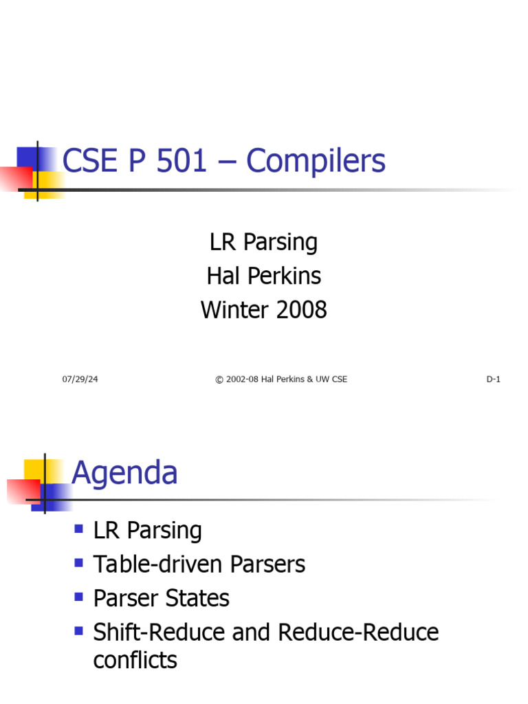D LR Parsing | PDF | Parsing | Formalism (Deductive)