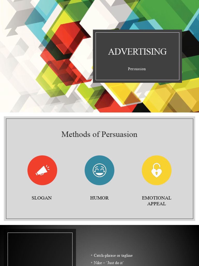 Persuasive Advertising | PDF