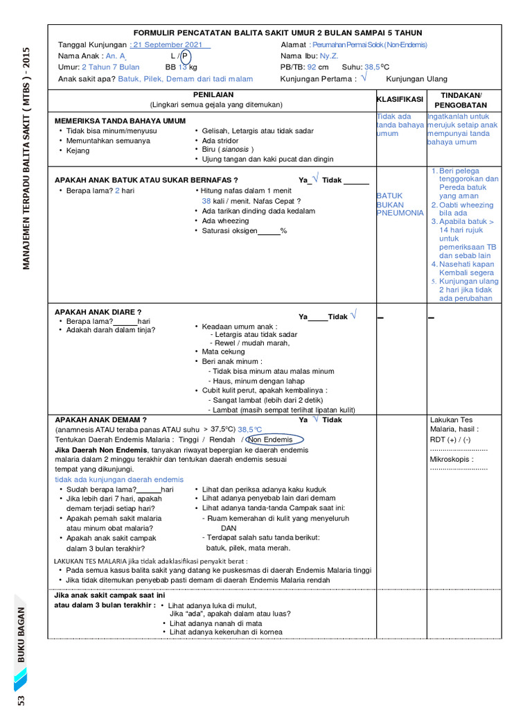 Contoh Mtbs Lama 2 | PDF