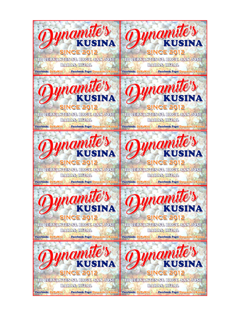 Dyna Sticker Medium | PDF