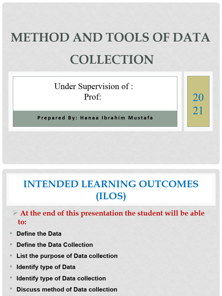 Data Collection Methods | PDF | Data | Questionnaire