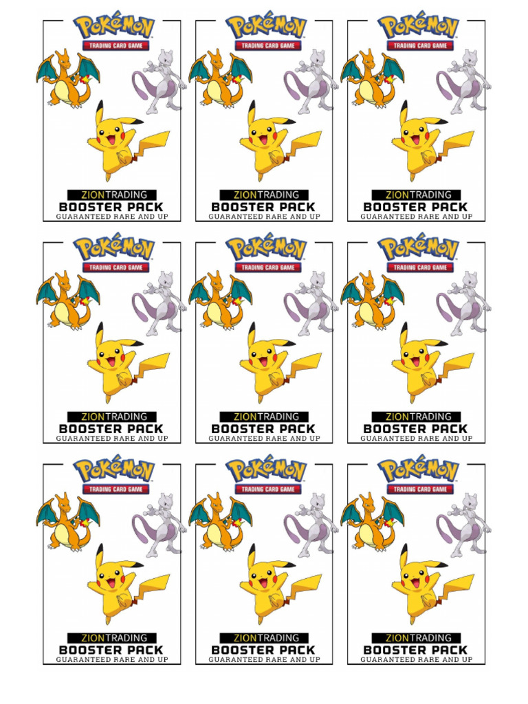 Booster Pack Layout | PDF