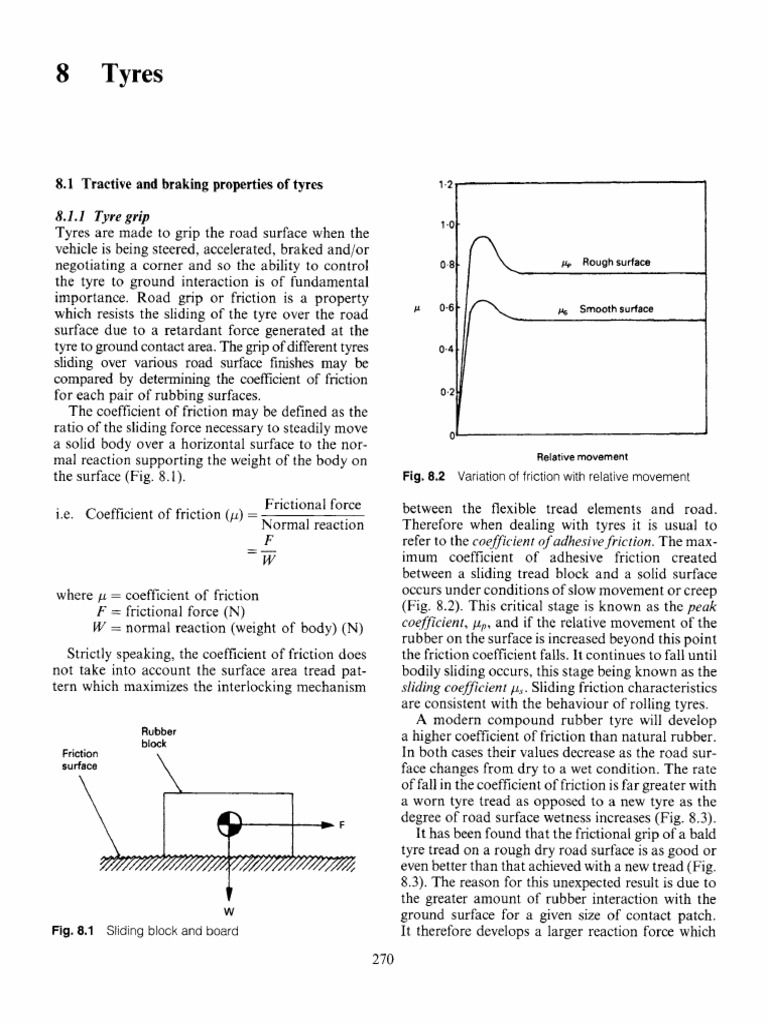 Tyre Properties | PDF | Friction | Tire