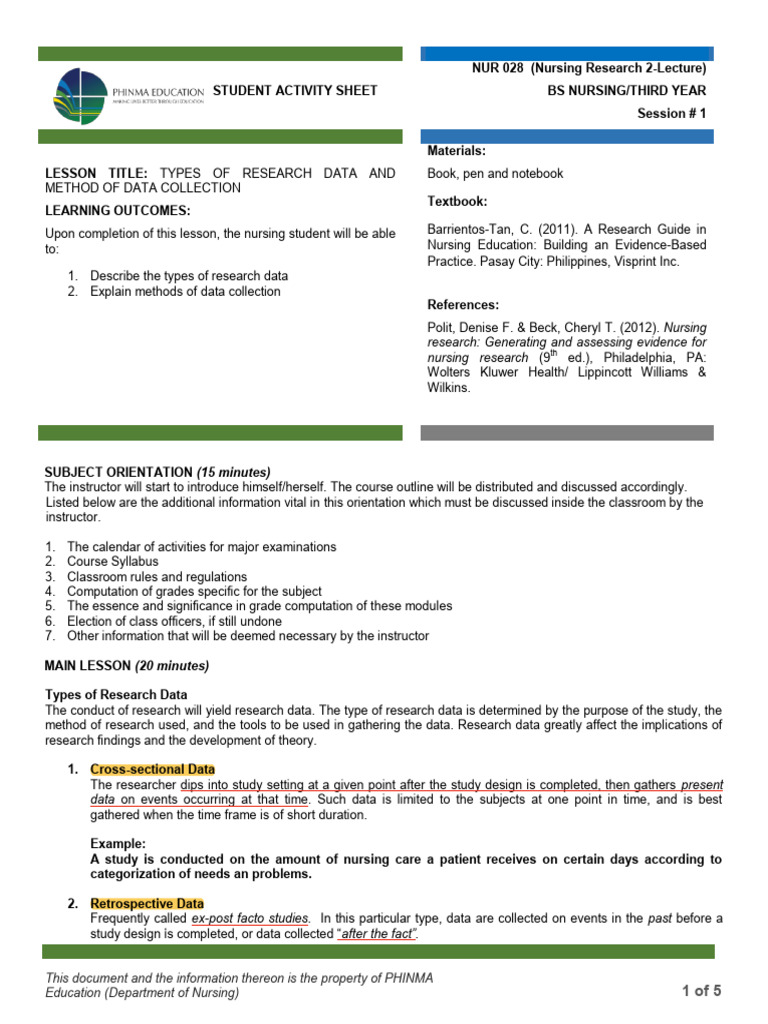 NR P1 SAS | PDF | Questionnaire | Data