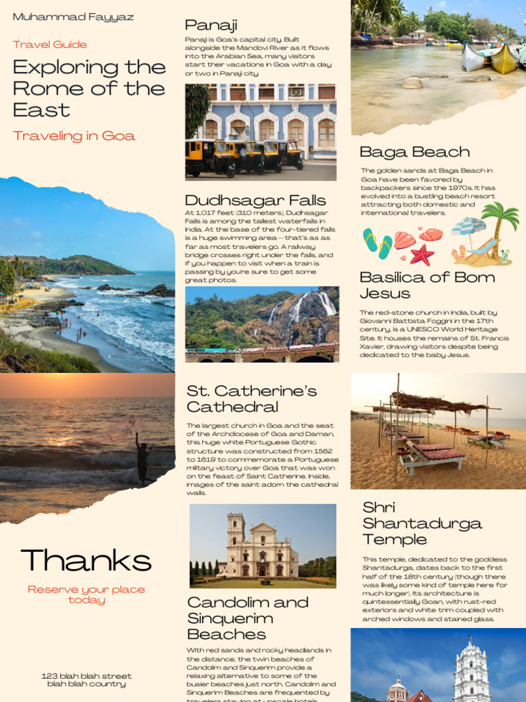 GOA - Travel Brochure | PDF