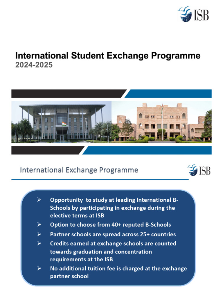 ISB International Student Exchange Guide | PDF | Travel Visa