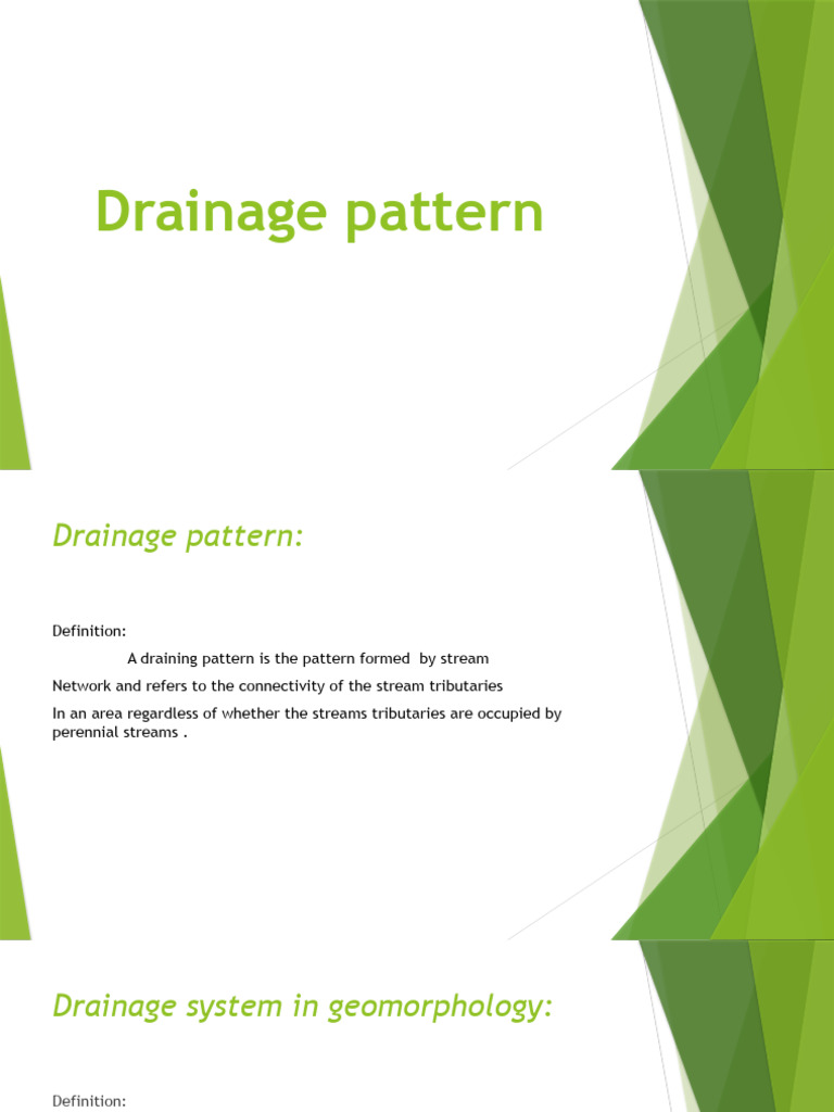 Lecture 5 Drainage Pattern and Their Types | PDF | Hydrography ...