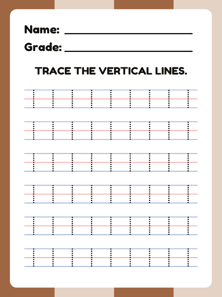 Line Tracing Activities for Kids | PDF