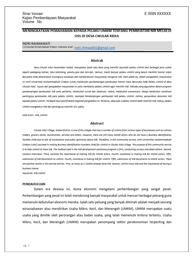 Artikel Individu (200121037) Indri Rahmawati Kel.49 | PDF