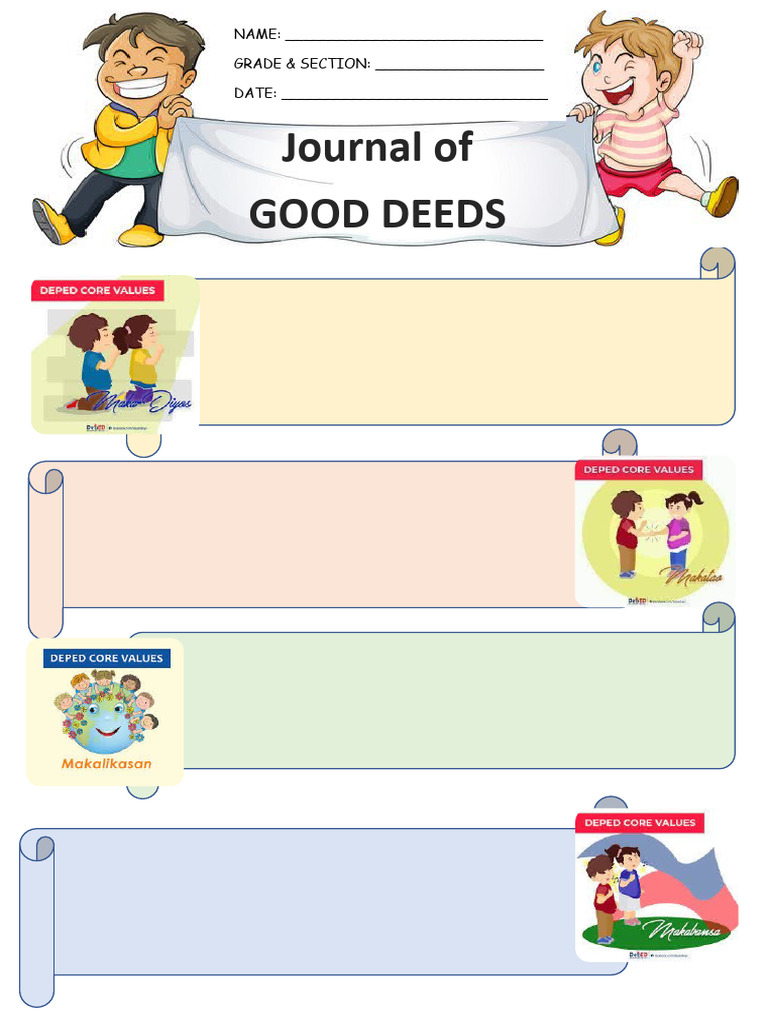 Journal of Good Deeds | PDF
