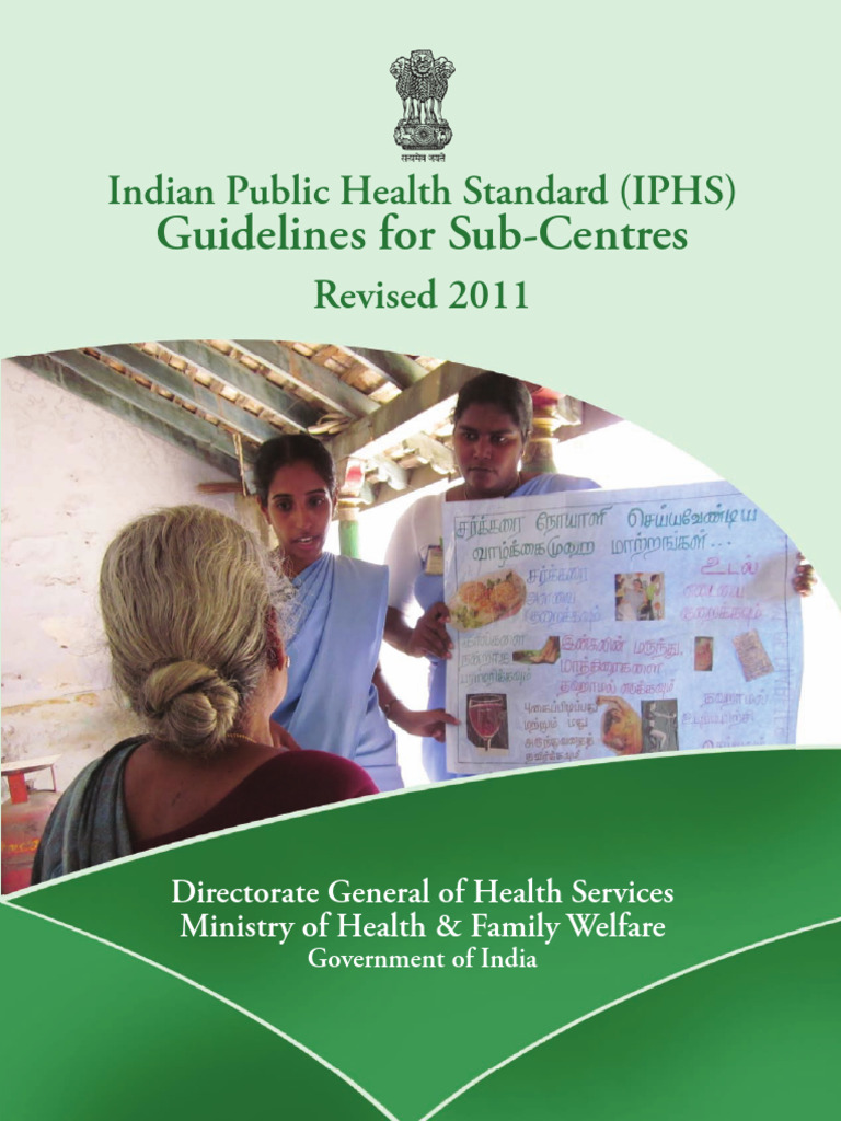 IPHS - Guidelines - Sub - Centers - Roles and Responsibilities | PDF ...
