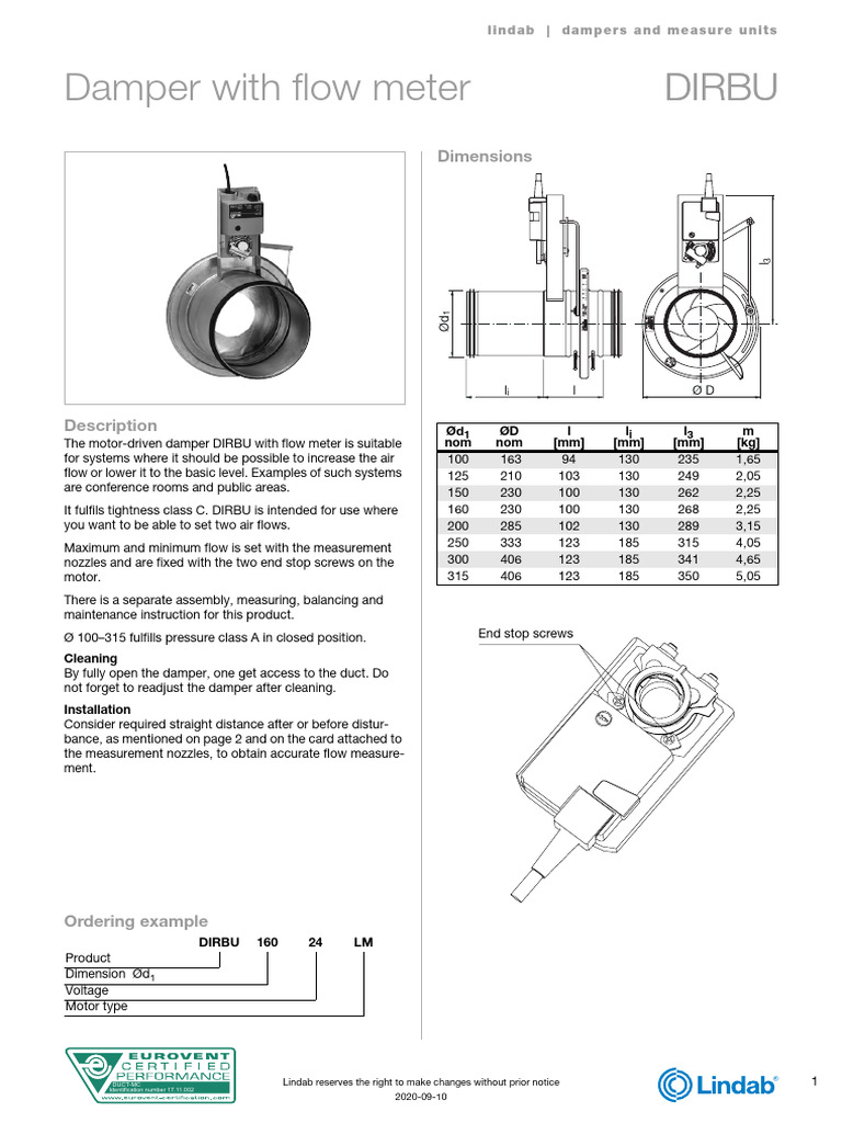 CAV With FlowMeter - Dirbu | PDF | Alternating Current | Flow Measurement