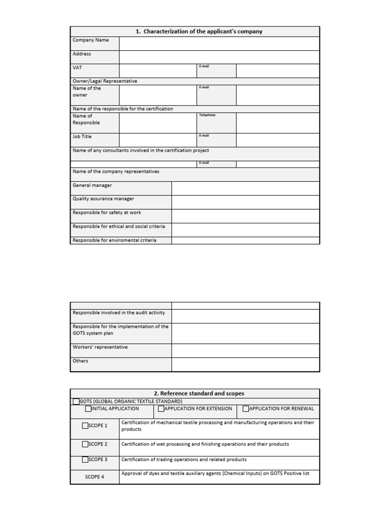 GOTS Simulation Audit Check List | PDF | Occupational Safety And Health ...