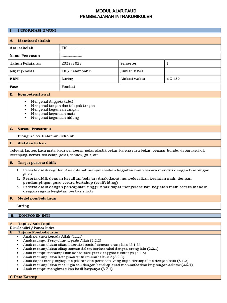 8.1 Modul Ajar (RPP KuMer Kel B) | PDF