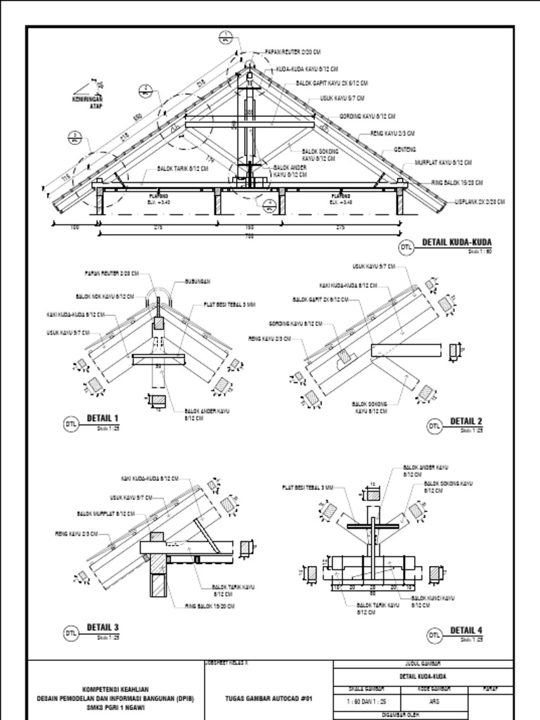 18 Detail Kuda-Kuda | PDF