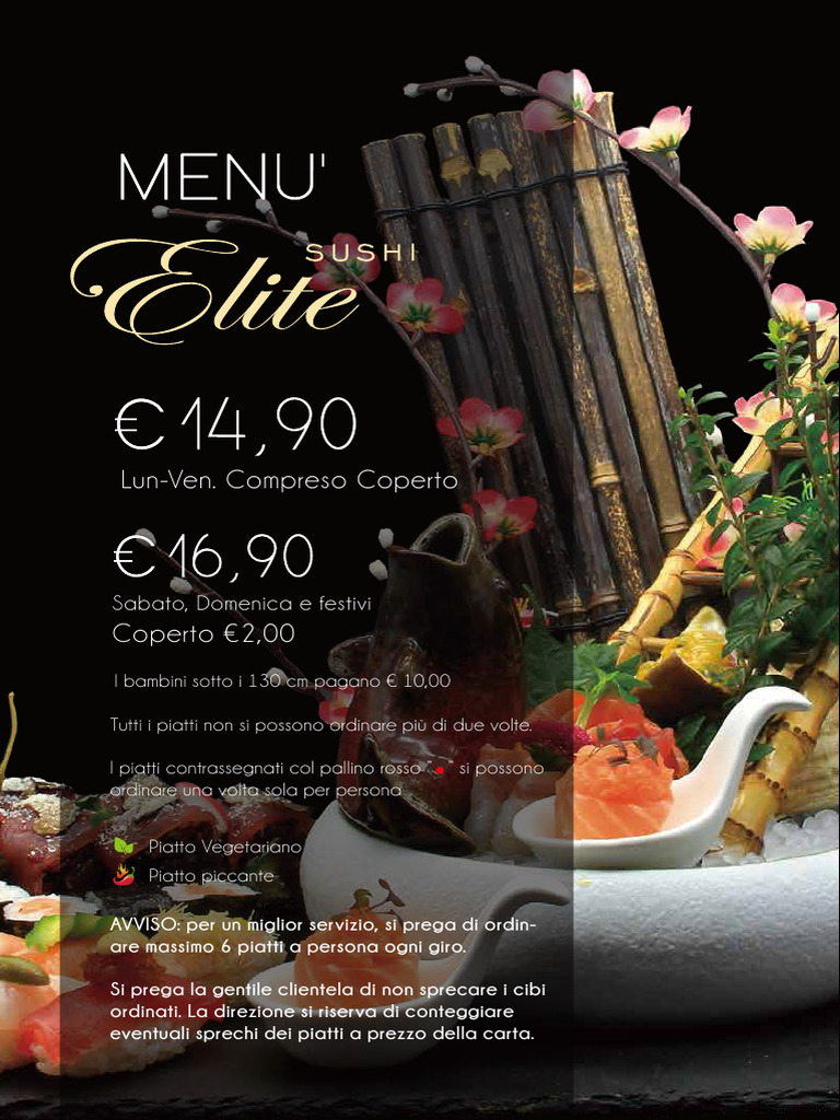 Elite Sushi Pranzo | PDF