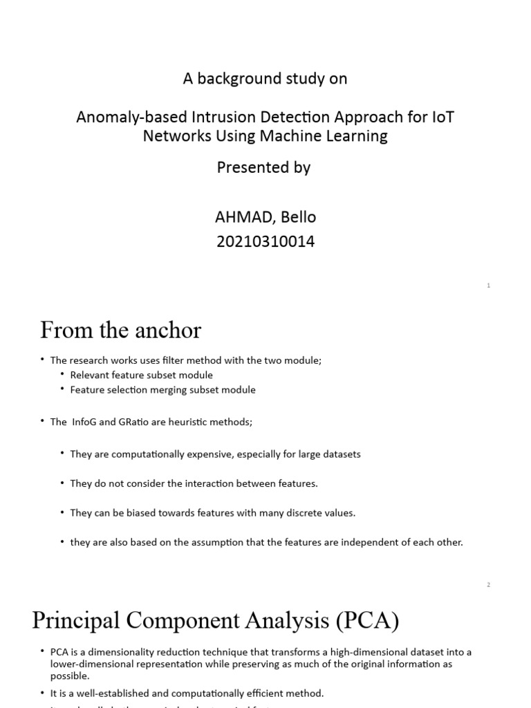 Presentation 7 | PDF | Principal Component Analysis | Machine Learning
