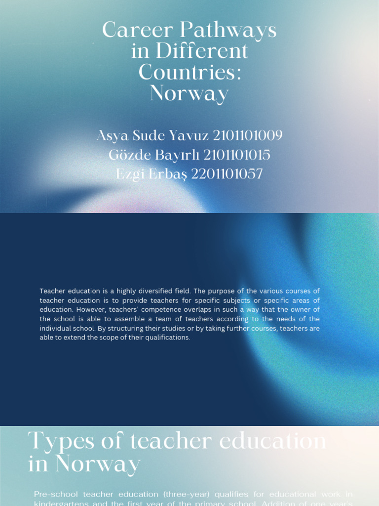 Norway | PDF | Teachers | Schools