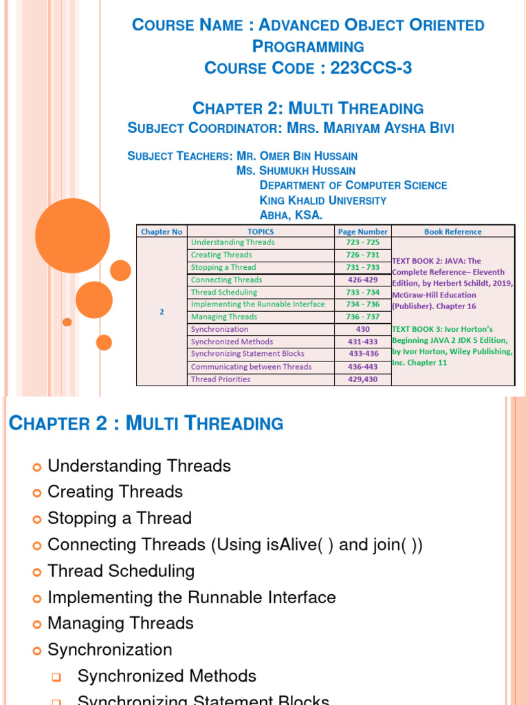 ch2 - Threads & Synchronization | PDF | Method (Computer Programming ... ch2 - Threads & Synchronization | PDF | Method (Computer Programming ...