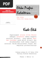 Kode Etik Kedokteran Indonesia - MKEK IDI | PDF