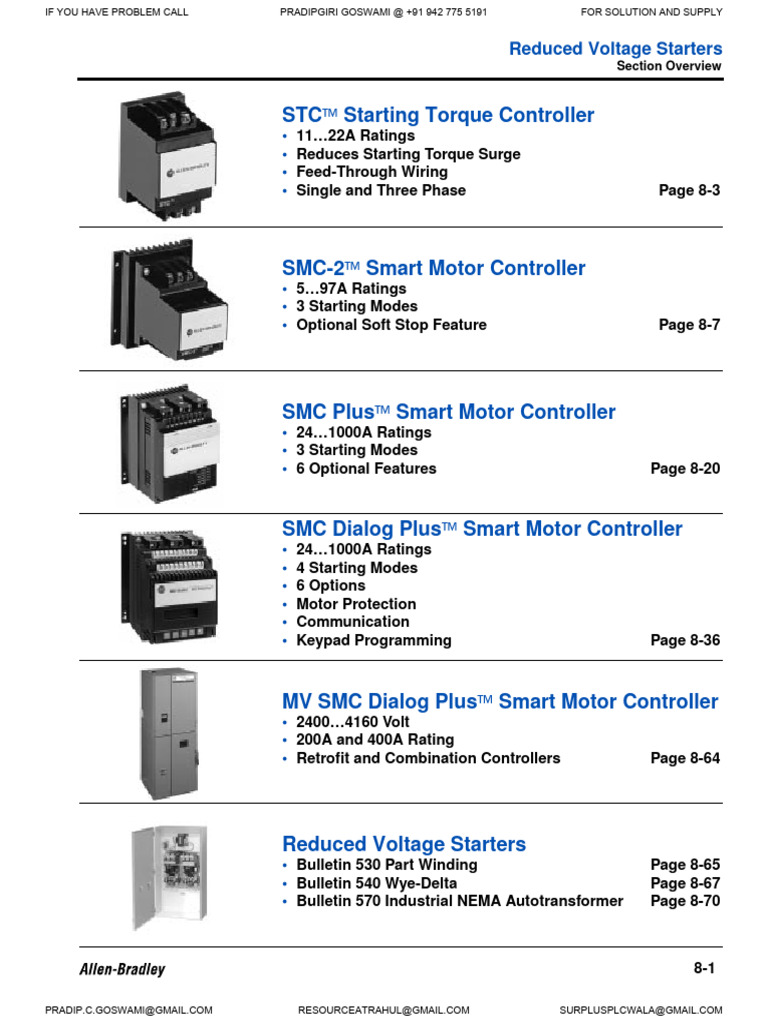 Smart Motor Controllers Overview | PDF | Mains Electricity ...