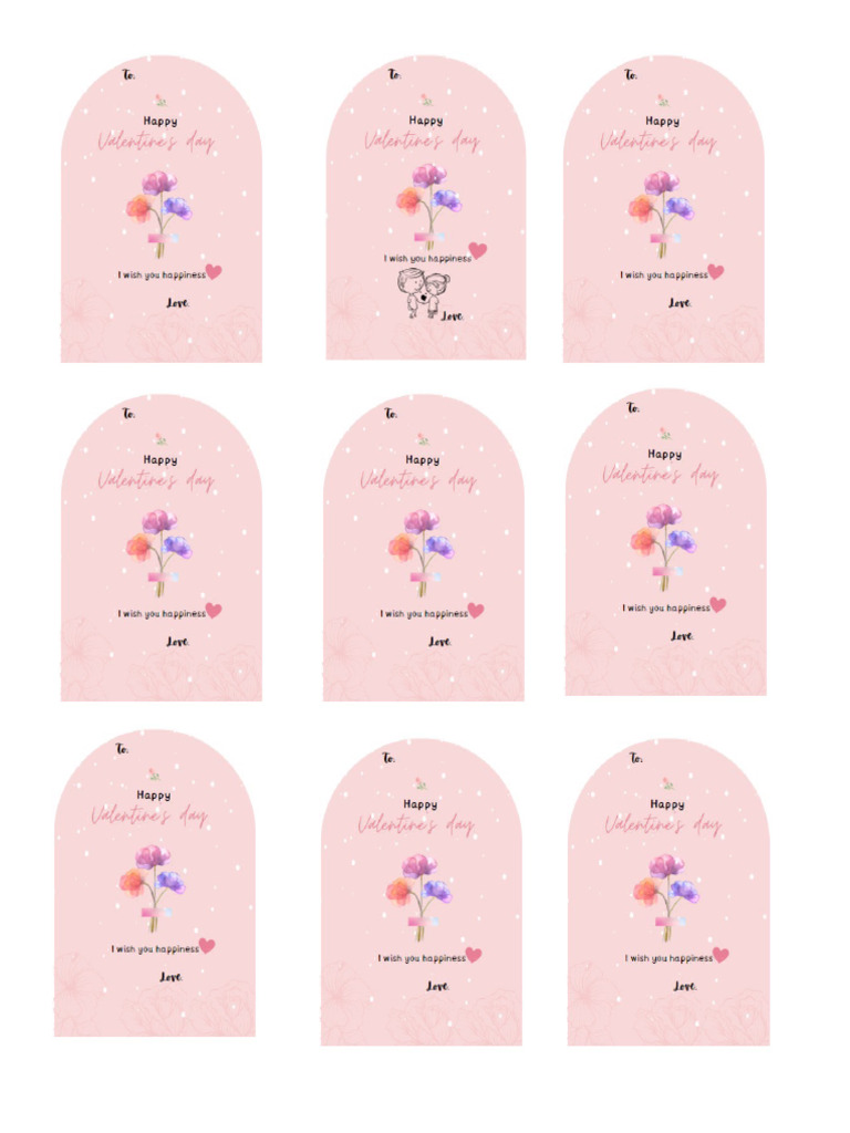 Val. Card. To Print | PDF