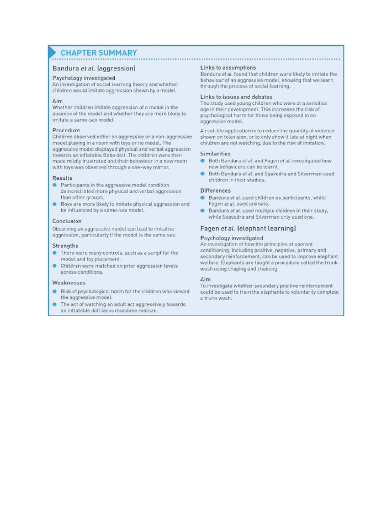 Learning approach_Summary notes | PDF