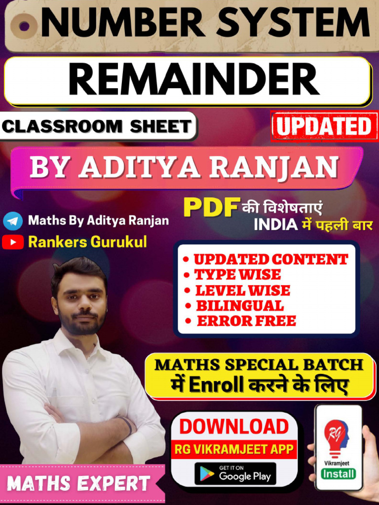 1716088801 | PDF | Elementary Mathematics | Abstract Algebra