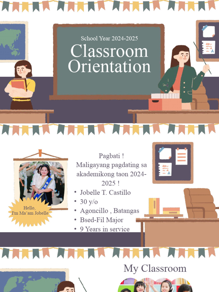 Classroom Orientation 2024-2025 Guide | PDF | Career & Growth ...