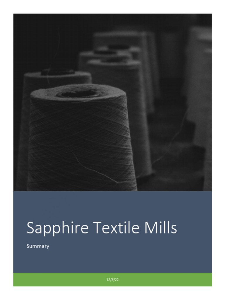 Computing 1 Report | PDF | Textiles | Textile Industry