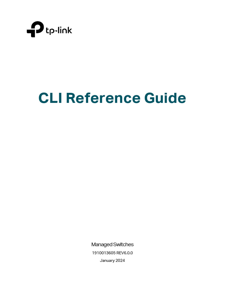 Managed Switch CLI | PDF | Ip Address | Command Line Interface