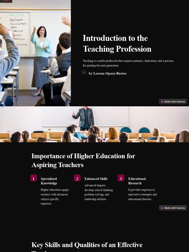 Introduction-to-the-Teaching-Profession | PDF | Learning | Teachers