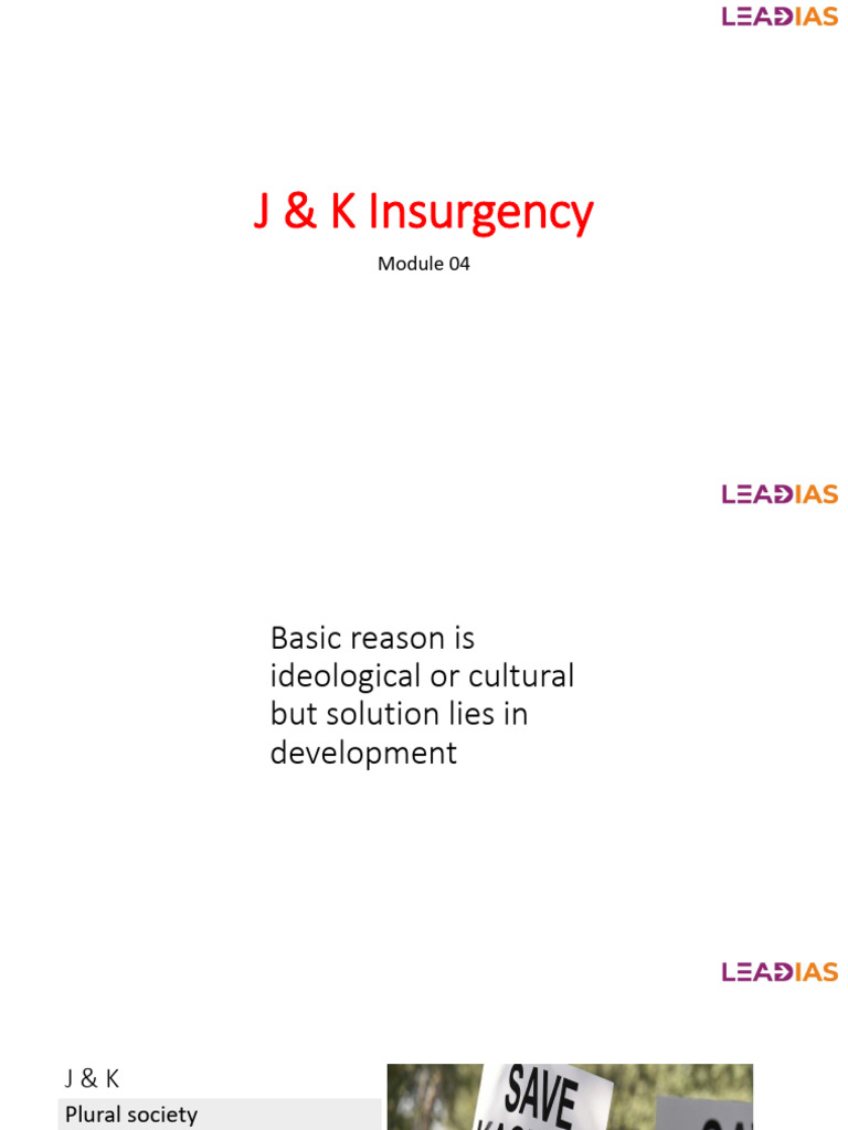 Internal Security Prime Insurgency 17.09.22 PDF | PDF