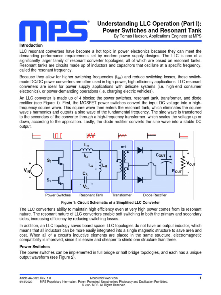 Understanding LLC Operation - Part I | PDF | Resonance | Power Supply