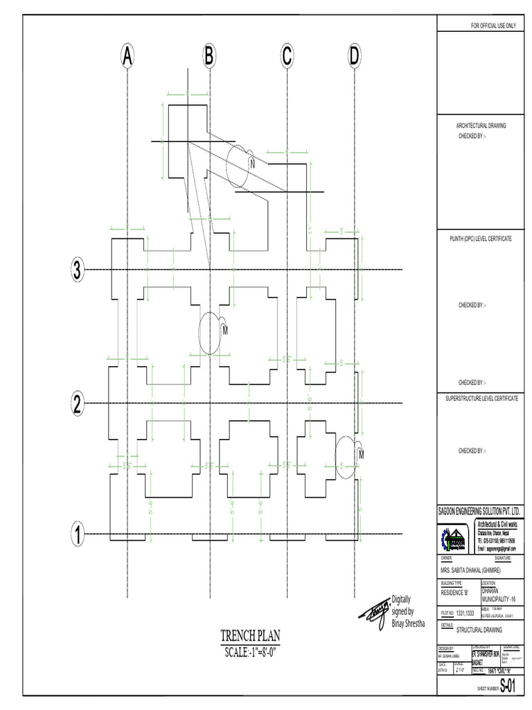 Structural Drawing PDF (A3) 2353 | PDF | Architectural Elements | Civil ...