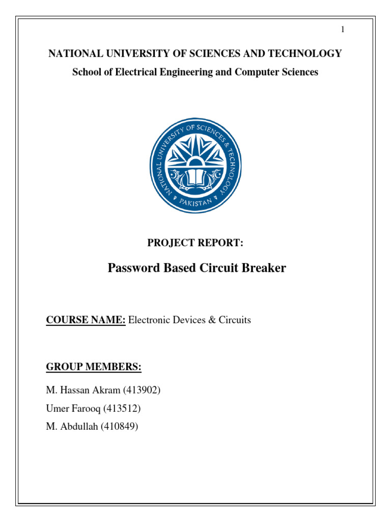EDC Final Report | PDF | Arduino | Usability