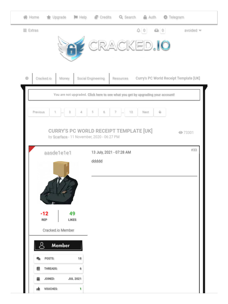 Curry's PC World Receipt Template (UK) | PDF | Computing | Web 2.0