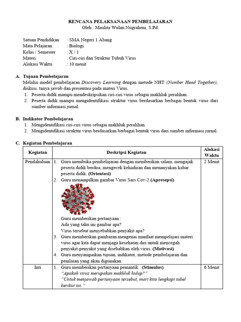 Ciri dan Struktur Virus dalam Biologi | PDF | Kesehatan Holistik