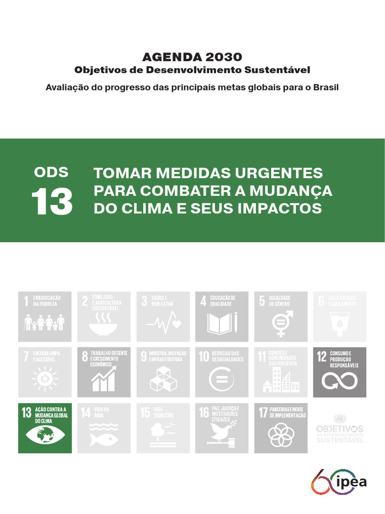 Agenda 2030 ODS 13 Tomar Medidas Urgentes para Combater | PDF ...