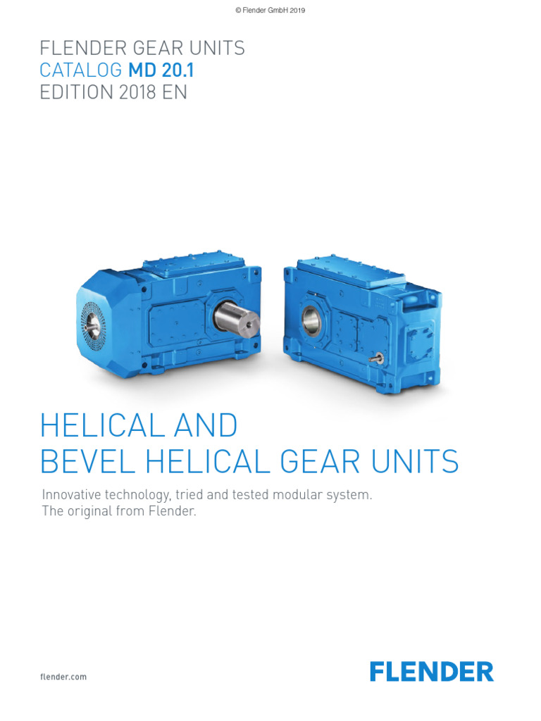Flender Gear Units Catalog 2018 | PDF | Gear | Reliability Engineering