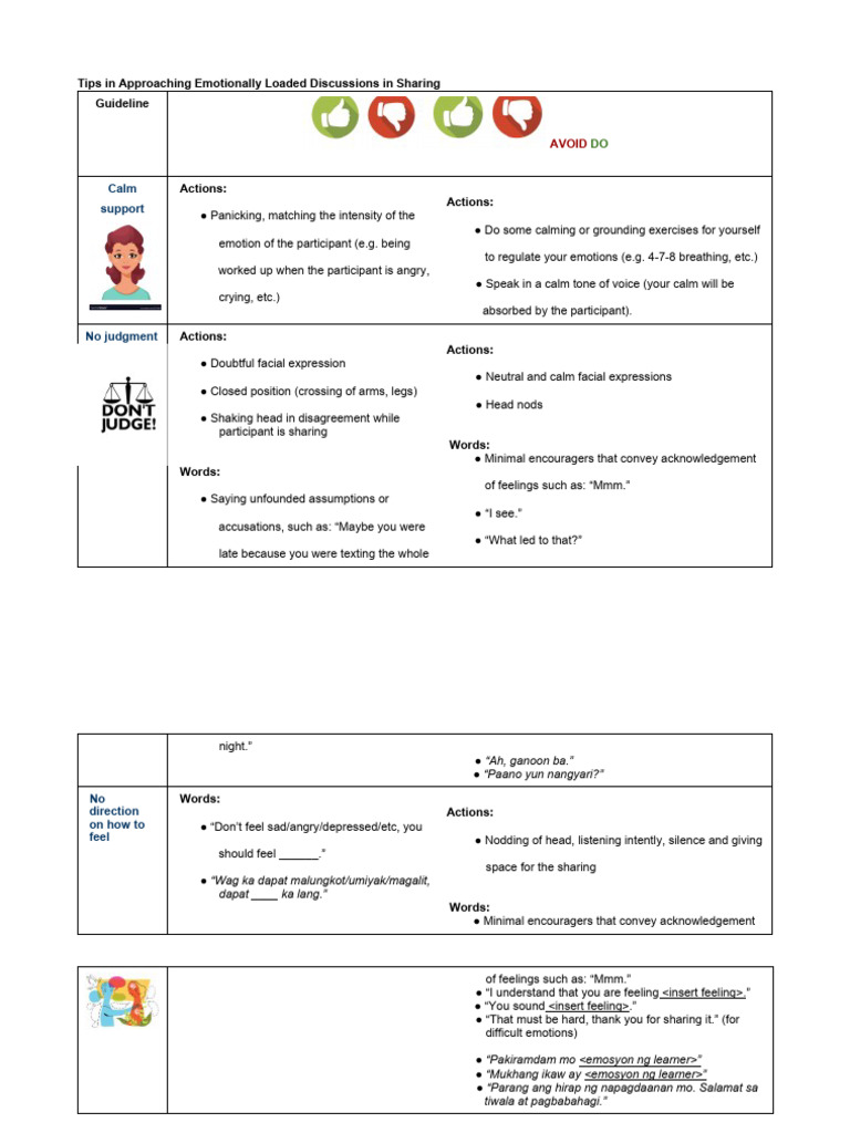 Basic Helping Skills Handout | PDF | Psychology | Behavioural Sciences