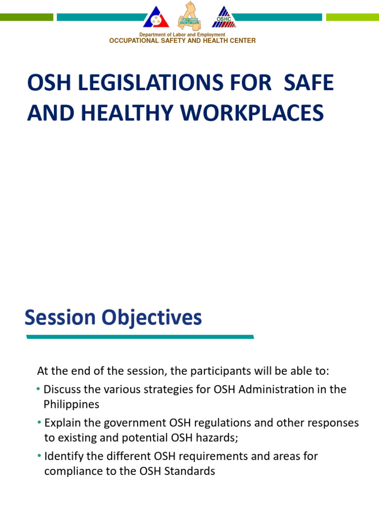 Module-2b Salient Features of OSH Leg BOSH For SO1 | PDF | Occupational ...