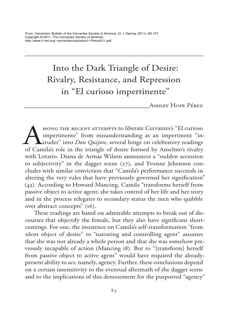 Ashley Pérez - "Into The Dark Triangle of Desire - Rivalry, Resistance ...