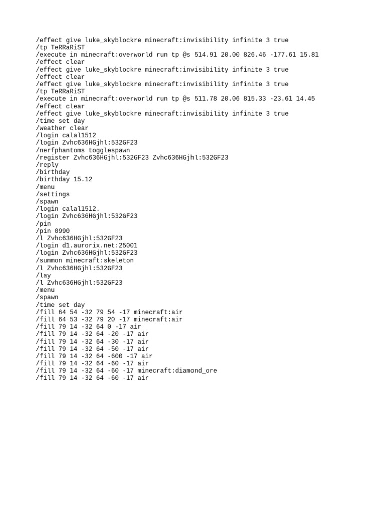 Command History | PDF