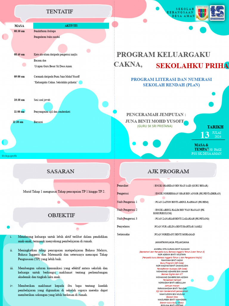 Buku Prograam Plan | PDF