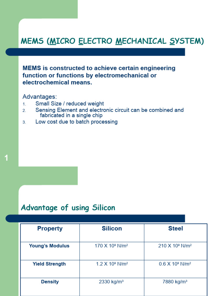 MEMS Capacitive Accelerometer Sensing Element - 13feb2020 | PDF ...